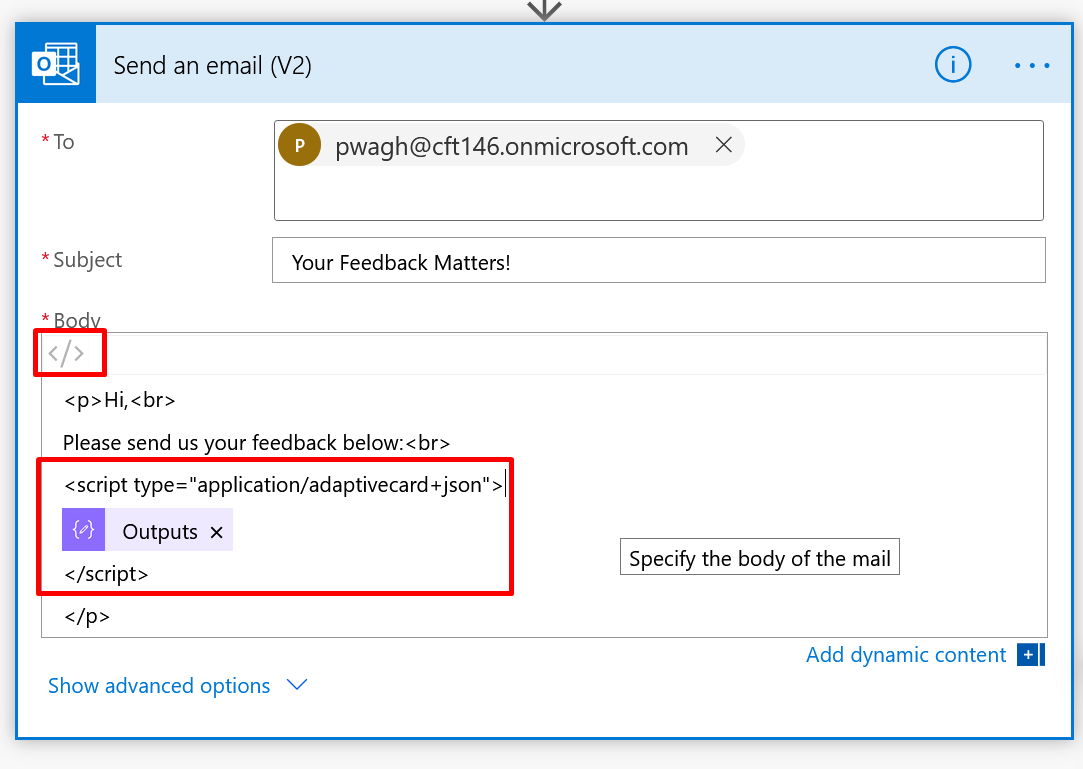 Adaptive Cards For Outlook Actionable Messages Using Power Automate